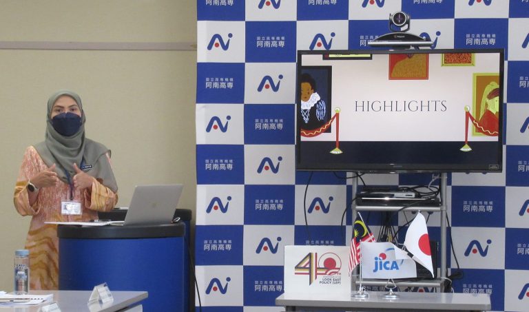 JICA 2022年度 国別研修によりマレーシアのADTEC（上級技術訓練センター）より研修員6名を受け入れ，本校にて研修が実施されました | 阿南工業高等専門学校